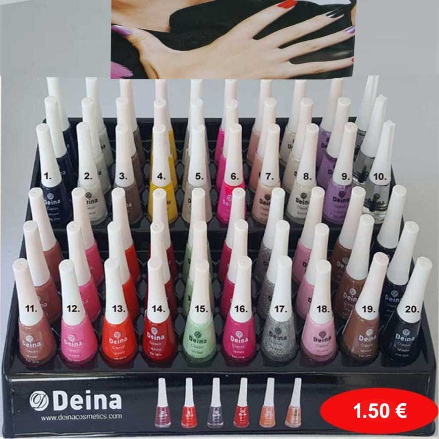 DEINA Ποιοτικά βερνίκια νυχιών-αστραφτερά-στεγνώνουν γρήγορα-μακράς...